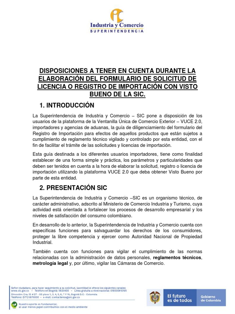 Instructivo Interoperabilidad Vuce 2 0 Sicerco V3 - 2 | PDF | Metrología | Calibración