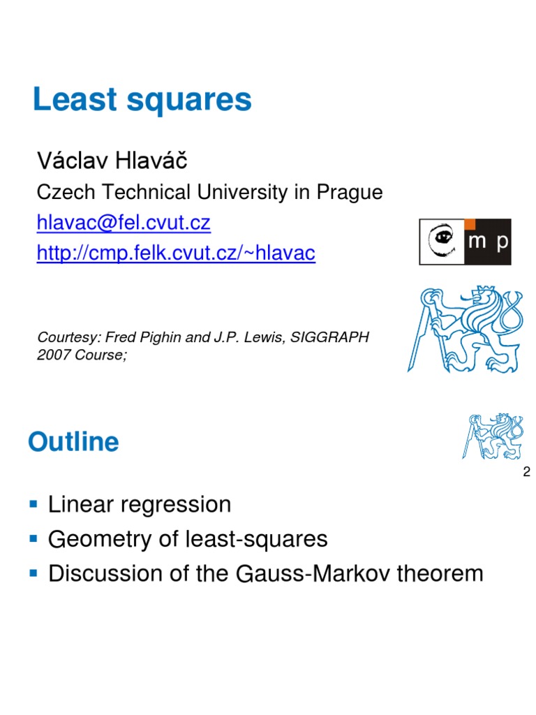 31 Least Squares | PDF | Least Squares | Ordinary Least Squares
