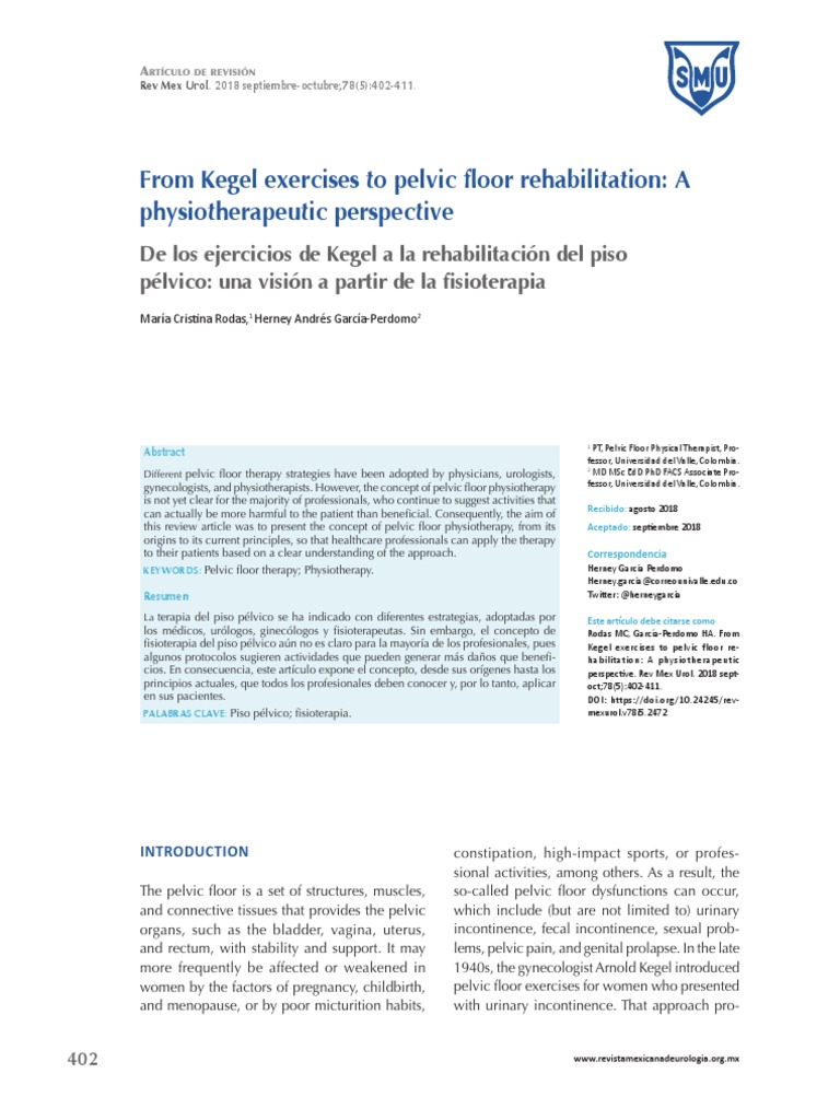 Kegel Exercises 4 Pelvic Floor Muscles | PDF | Urinary Incontinence ...