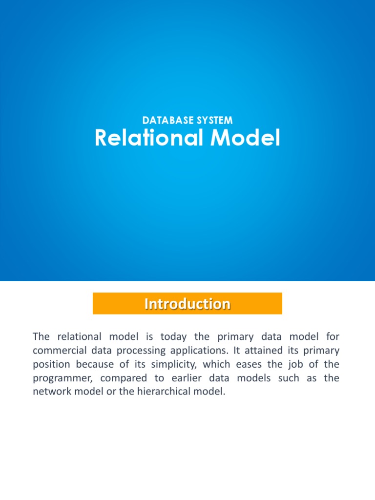 Database - 02 - Relational Model | PDF | Relational Model | Relational Database