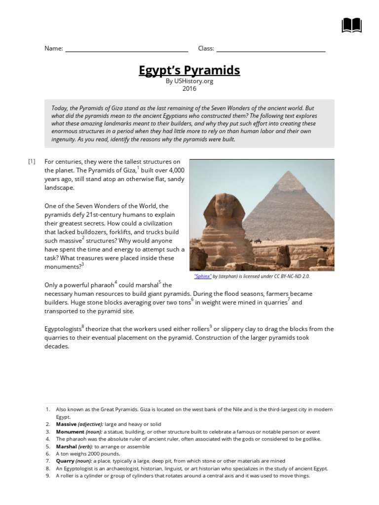 Why the Ancient Egyptians Built the Pyramids: Preparing for the ...