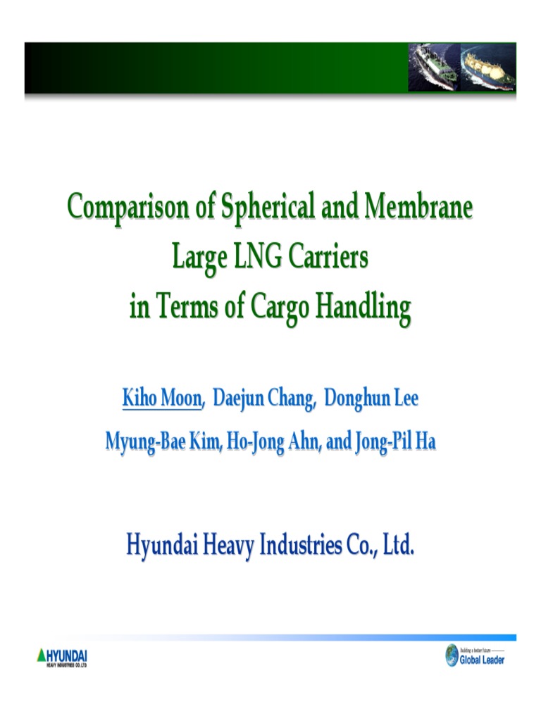 Spherical vs. Membrane LNG Carriers | PDF | Steam Engine | Gases