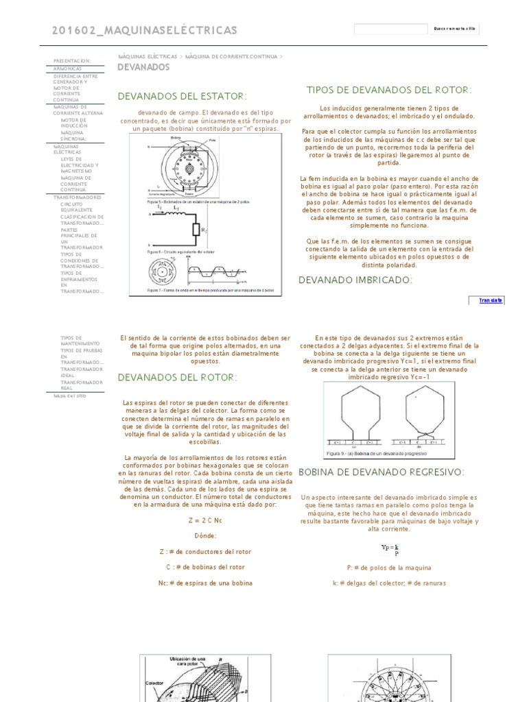 Tipos de Devanados en Máquinas Eléctricas | Descargar gratis PDF ...