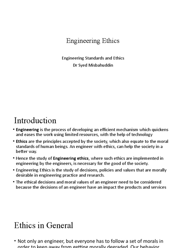 Engineering Ethics | PDF | Professional Ethics | Engineering