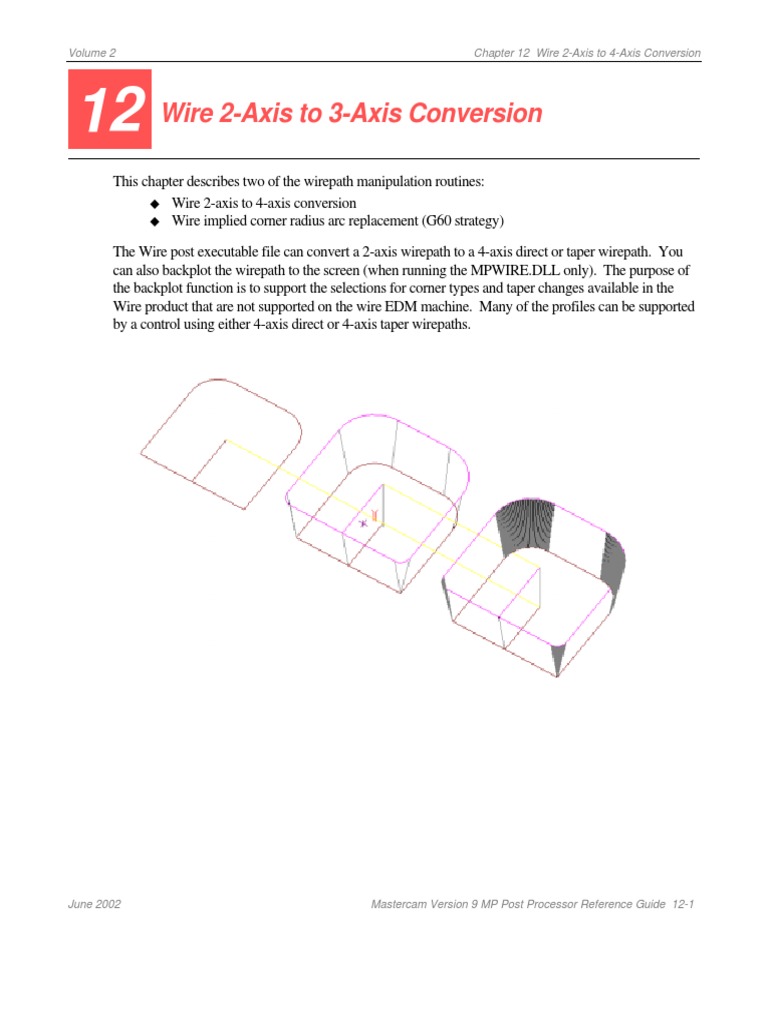 Wire 2-Axis to 4-Axis Conversion Guide | PDF | Subroutine | Input/Output