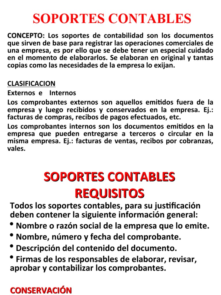 Soportes Contables2 | PDF | Factura | Contabilidad