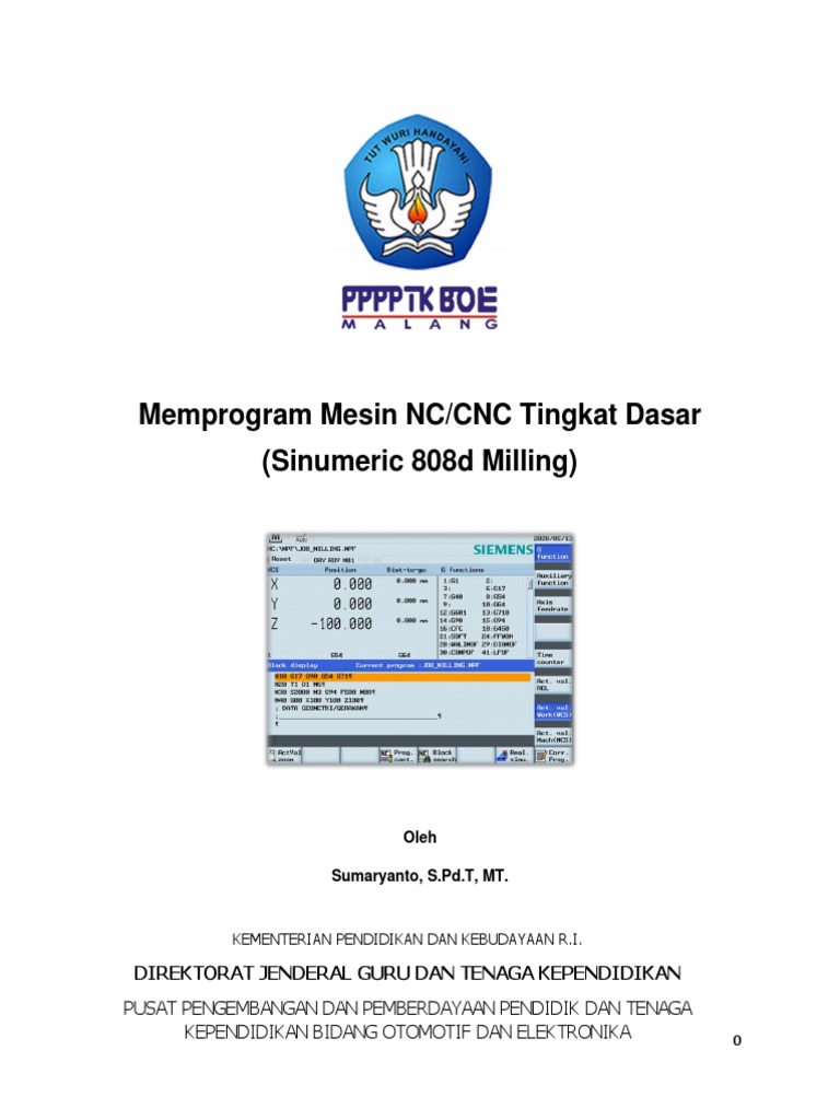 2.3 Modul - Pemrograman CNC (Panduan Membuat Projek) | PDF