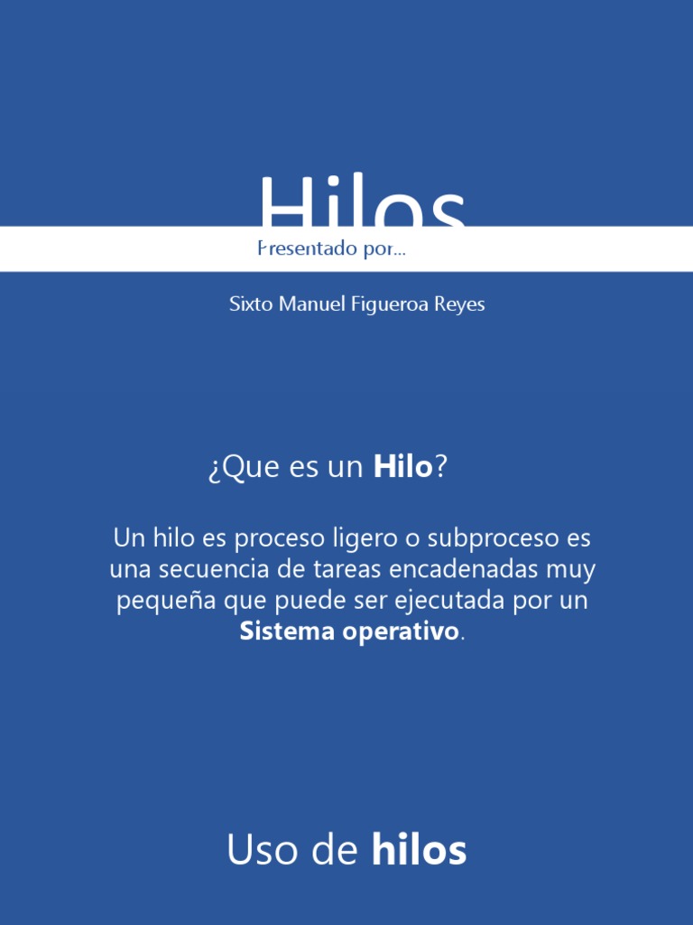 Microsoft Word FINAL | PDF | Hilo (Computación) | Programación de computadoras
