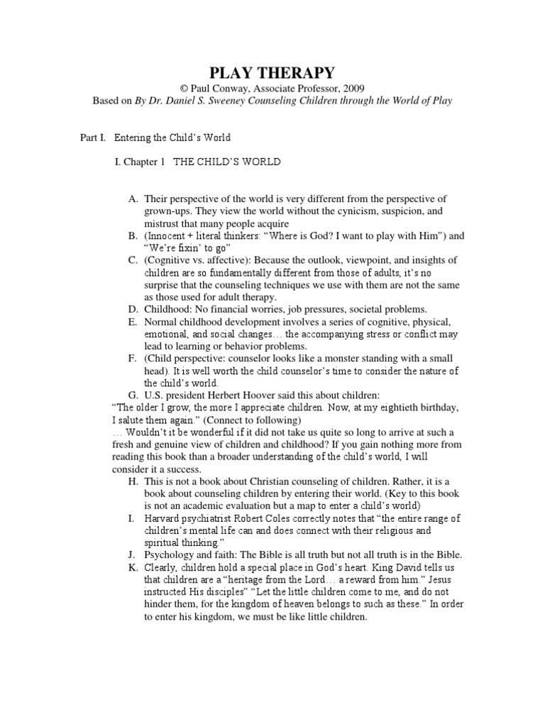 Play Therapy | Play Therapy | Psychotherapy