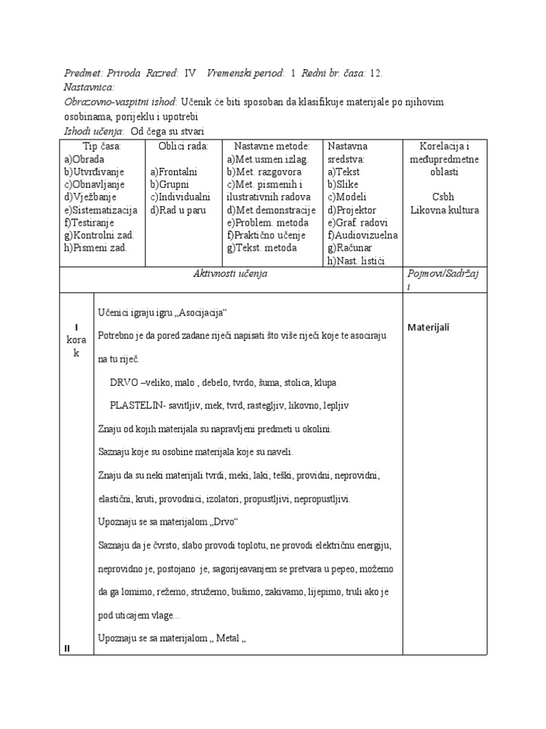 Od Čega Su Stvari | PDF