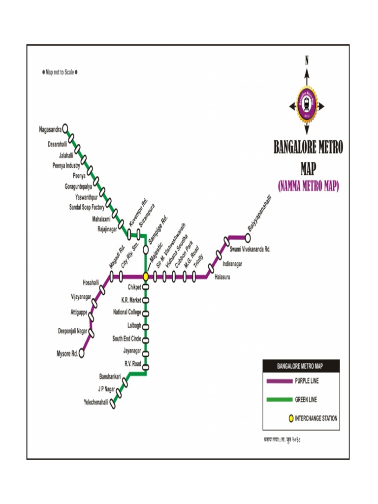 Bangalore Metro Map PDF | PDF