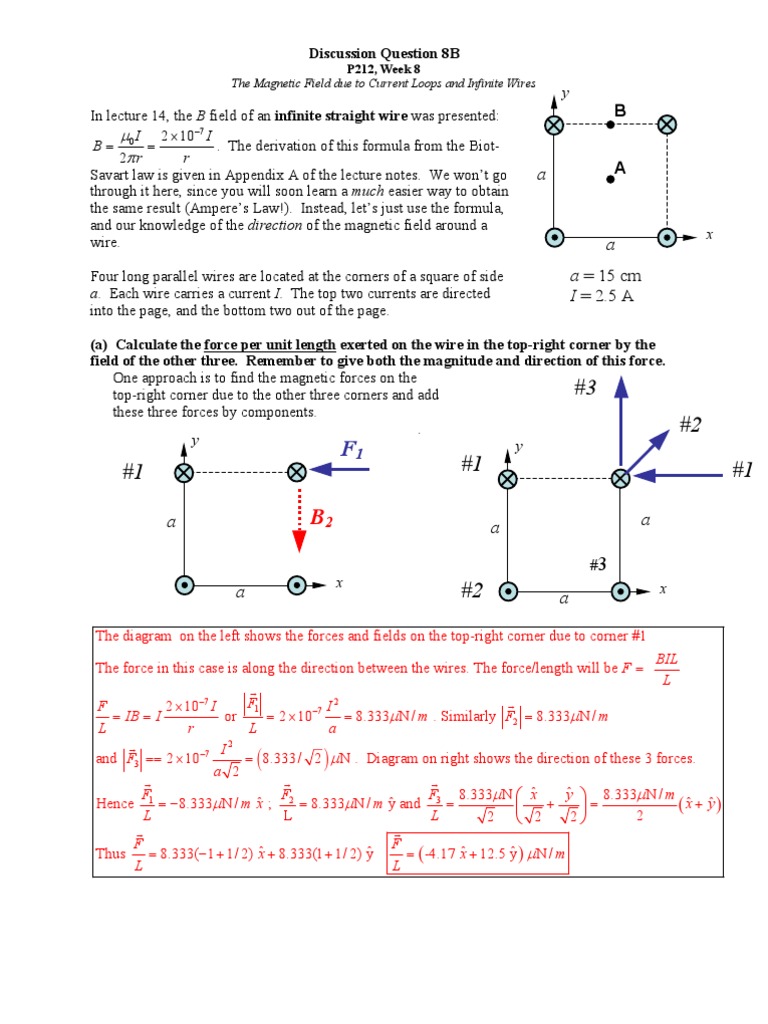 Discussion Question 8B: The Magnetic Field Due To Current Loops and ...