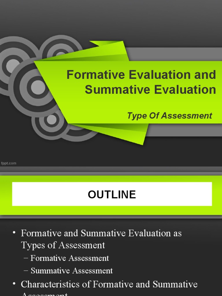 Formative and Summative Assessment PPT | PDF | Educational Assessment ...