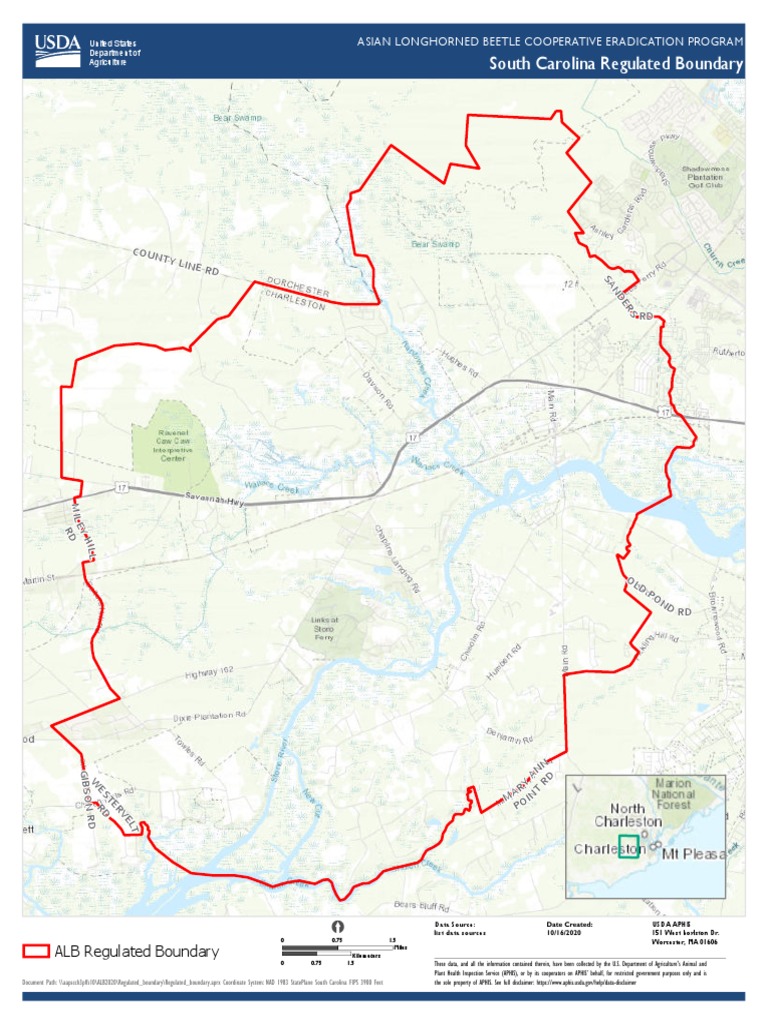 South Carolina Regulatory Boundary | PDF