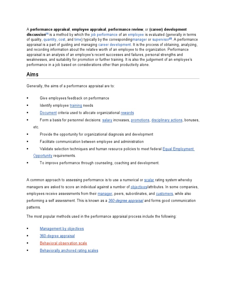 Performance | PDF | Performance Appraisal | Psychological Concepts