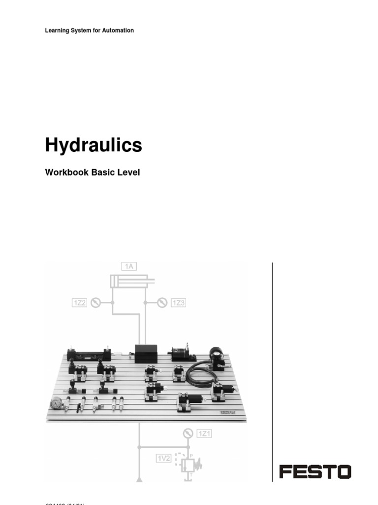 Festo Hydraulics Workbook Basic Level TP501 204 | PDF