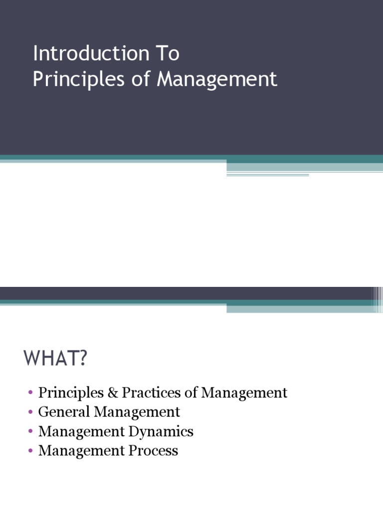 Introduction To Management | PDF | Science | Psychology
