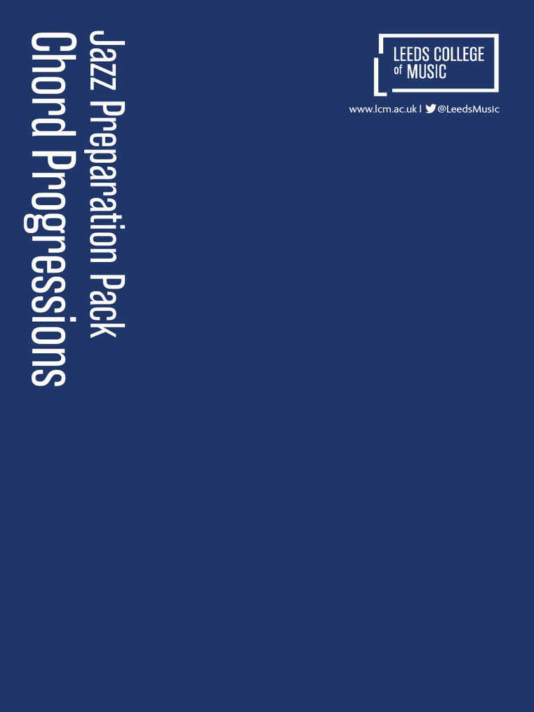 Jazz Preparation Pack Chord Progressions | PDF | Chord (Music) | Harmony