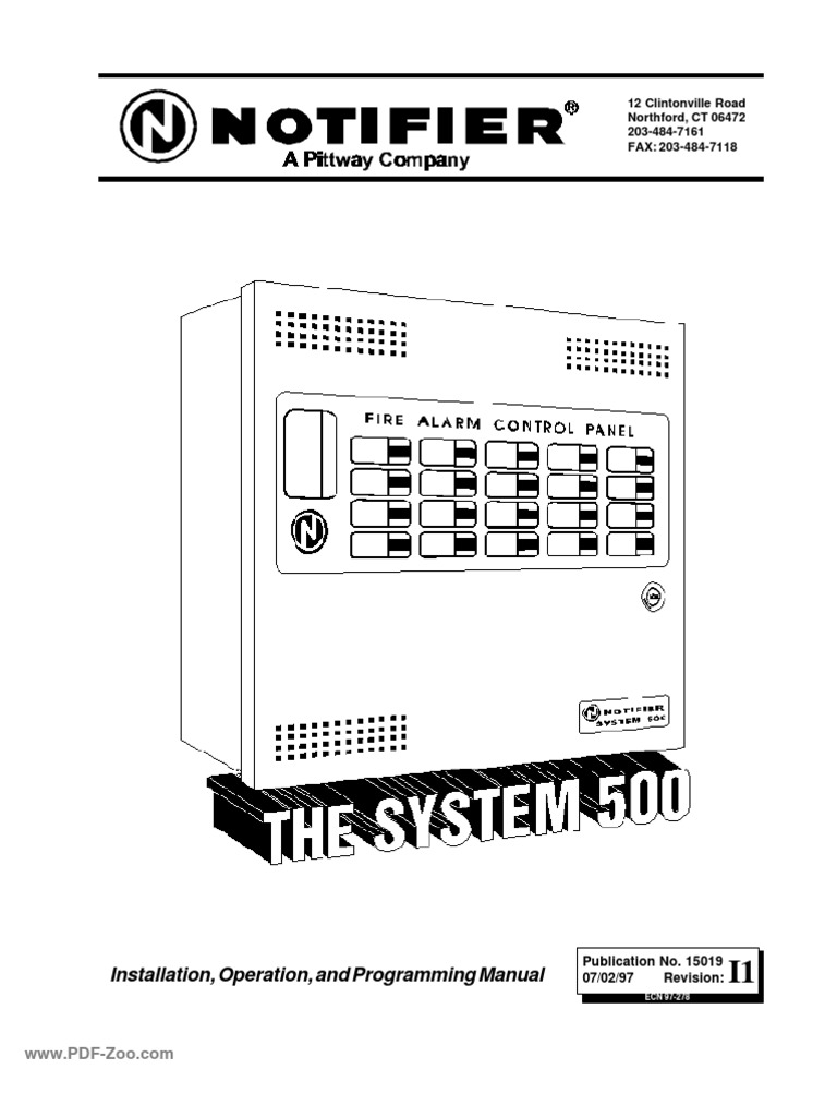 Notifier - System 500 Installation Operation and Programming | PDF ...