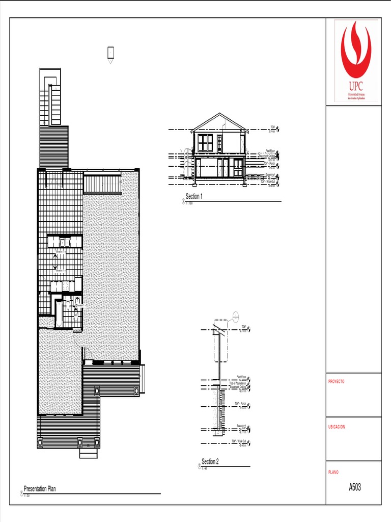 An Architectural Drawing Package: Elevations, Sections, and Site Plans ...