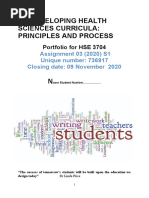 PES3701 Assignment 3 2025 | PDF | Learning | Physical Education