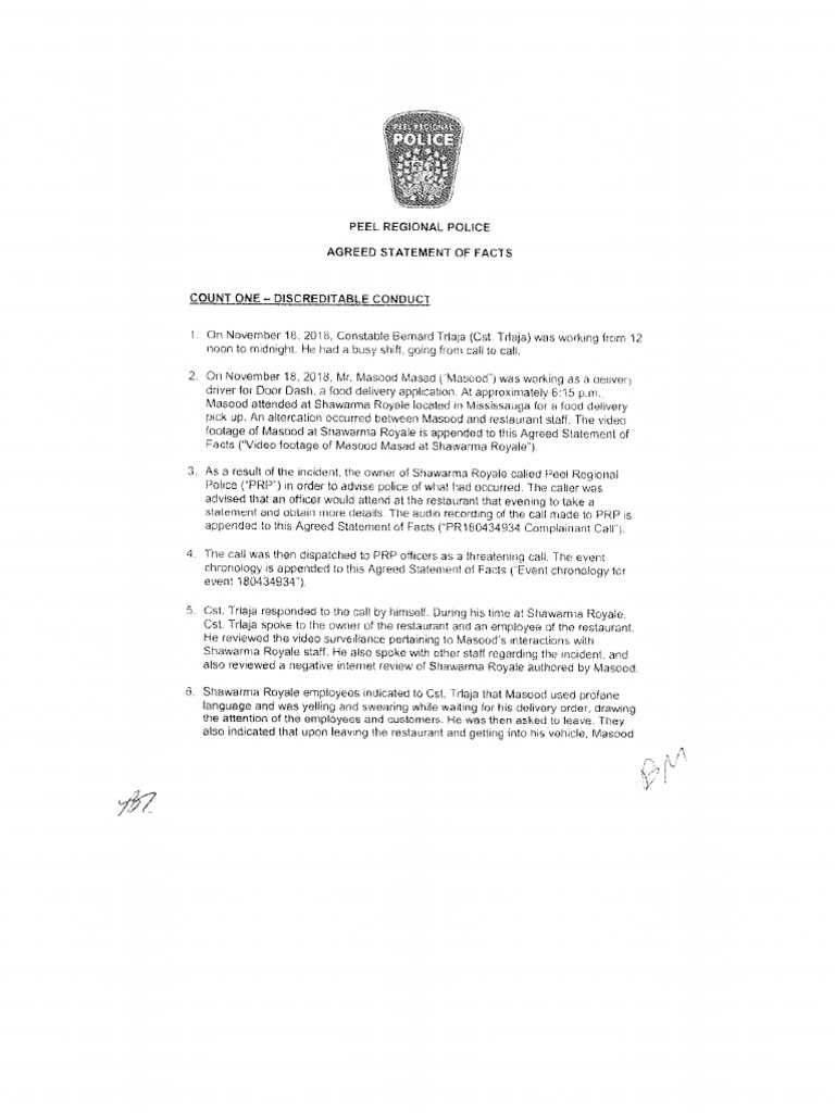 Statement of Facts | PDF