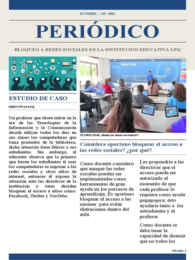 Periodico Tics | PDF | Tecnología de información y comunicaciones ...