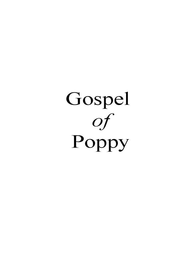 Gospel of Poppy | PDF | Creation Myths | Reflection (Physics)