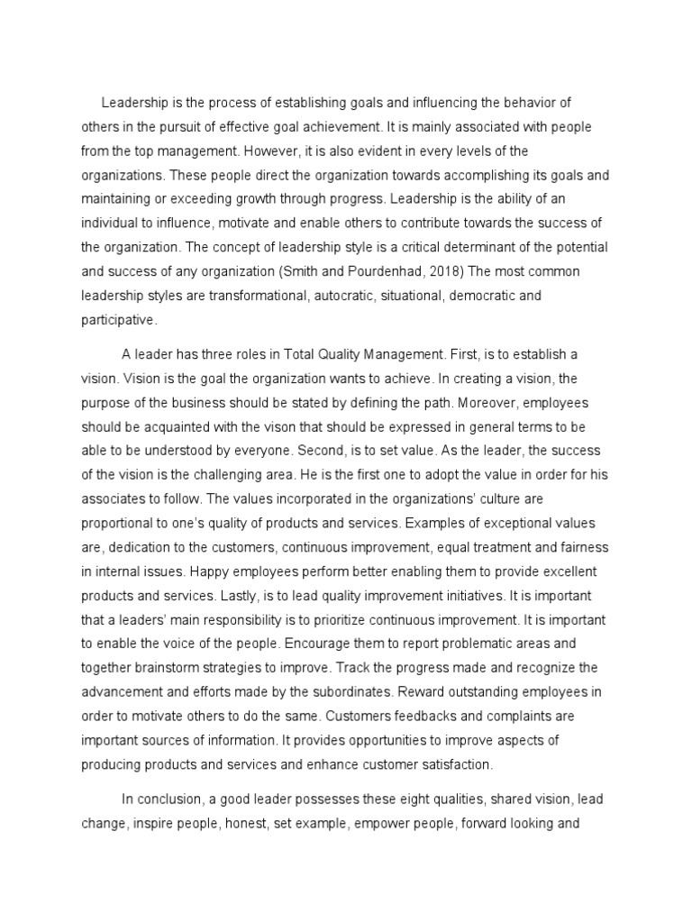 Leadership and Case Study | PDF | Goal | Leadership