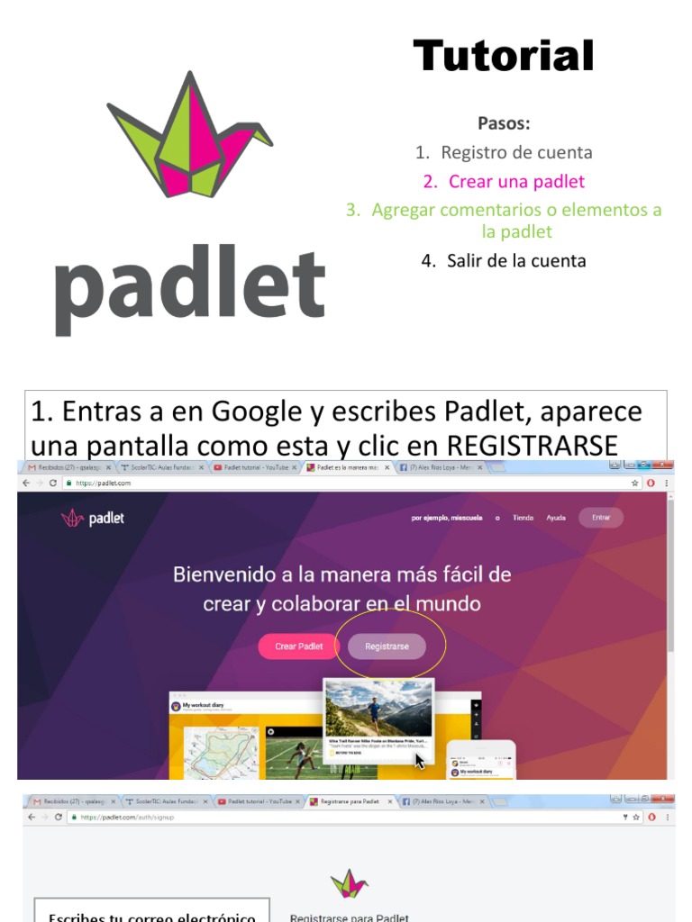 Tutorial de Padlet PDF | PDF | Informática | Software