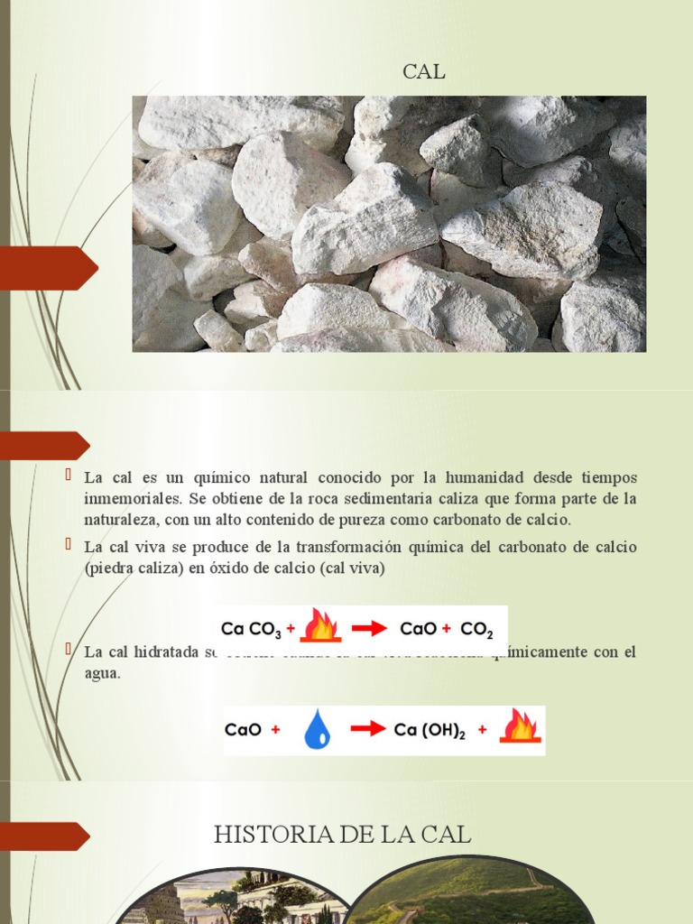 La Cal | PDF | Ingeniería de Edificación | Materiales de construcción