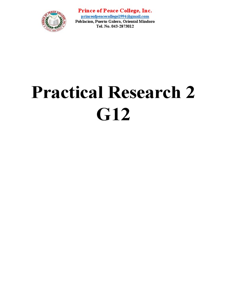 Practical Research 2 Module 1 | PDF | Inquiry | Scientific Method