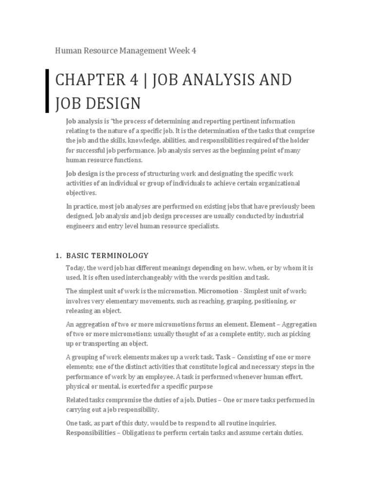 Human Resource Management Week 4 | PDF | Employment | Human Resource ...