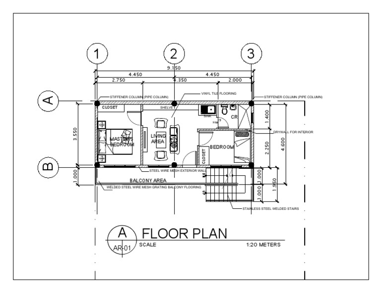 Floor Plan Plot | PDF | Building | Buildings And Structures