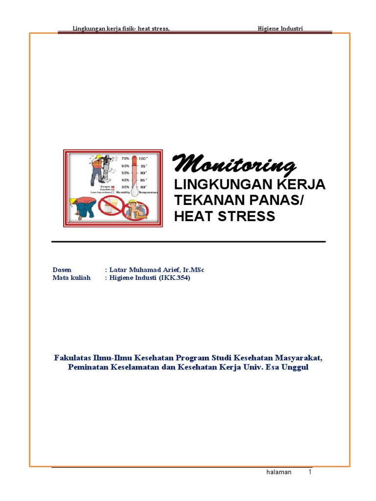 Heat Stress | PDF | Kesehatan Holistik