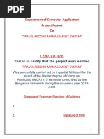 Toursim Management System - Tms Project Report | PDF | Php | Apache Http Server