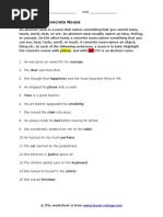 Noun Worksheet For Class 6 With Answers 1 | PDF | Noun
