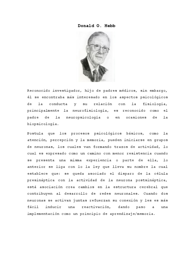Donald Hebb | PDF
