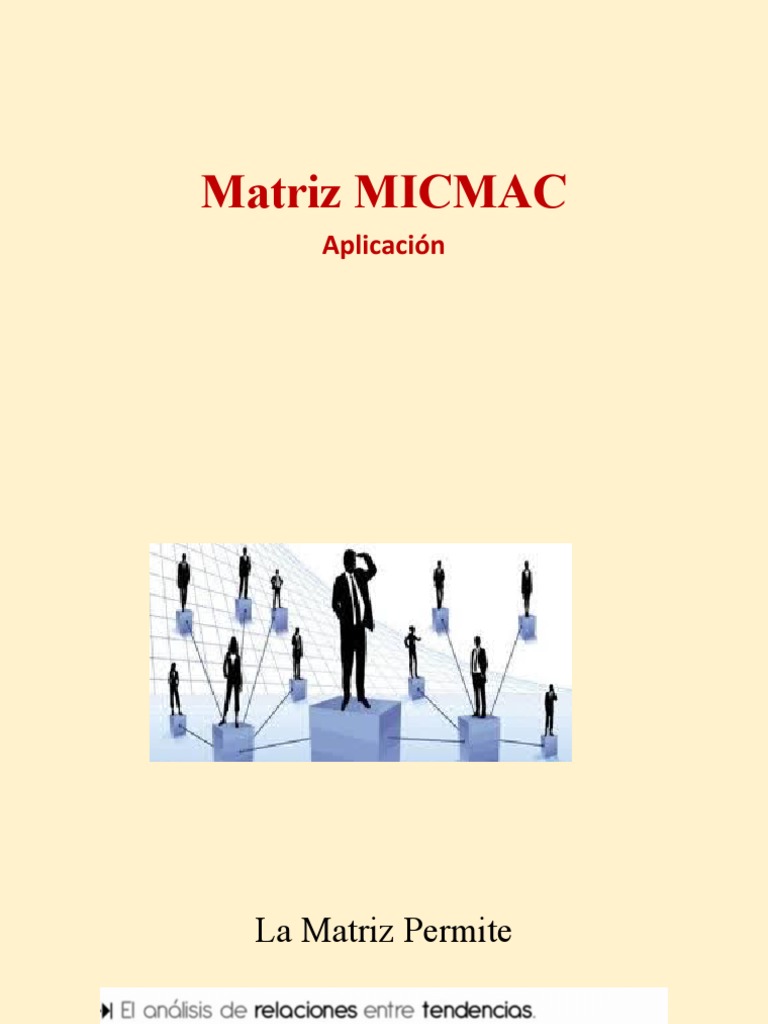 Matriz Micmac 2 | PDF