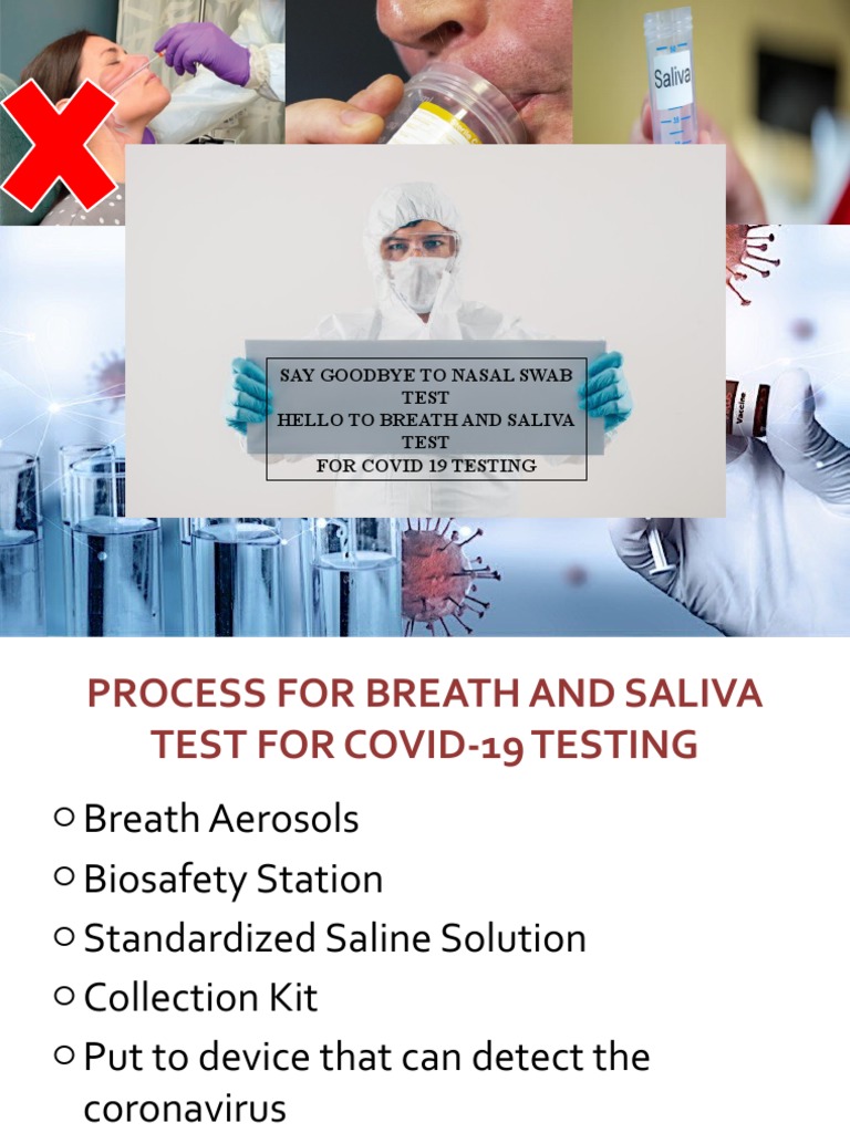 Say Goodbye To Nasal Swab Test Hello To Breath and Saliva Test For ...