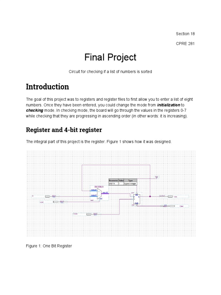 Finalproject | PDF | Digital Technology | Digital Electronics