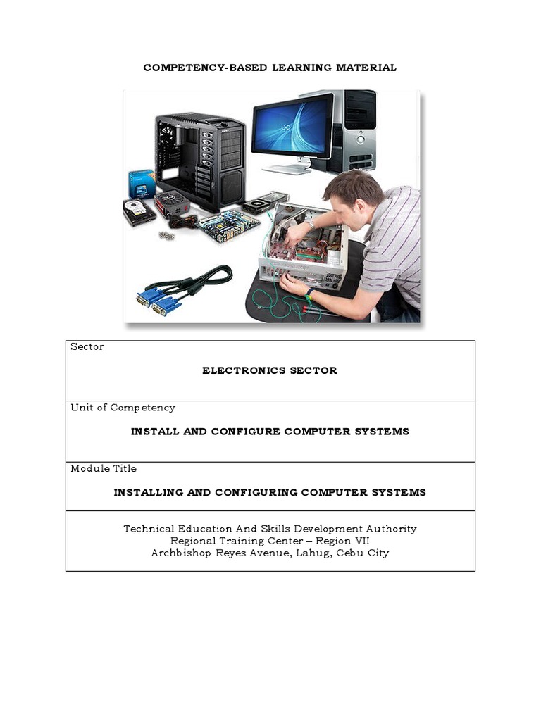 Competency-Based Learning Material: Sector | PDF | Computer Data ...