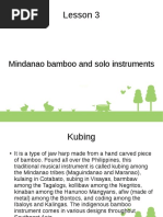 Panay Bukidnon Bamboo Instruments and Gamelan | PDF | Performing Arts ...