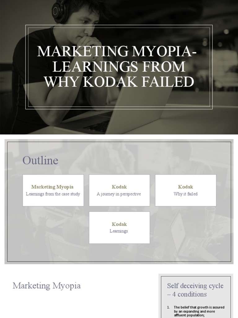 Kodak's Marketing Myopia and Failures | PDF | Digital Photography ...