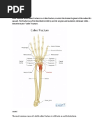 Dinner Fork Deformity in Colles Fractures | PDF | Musculoskeletal ...