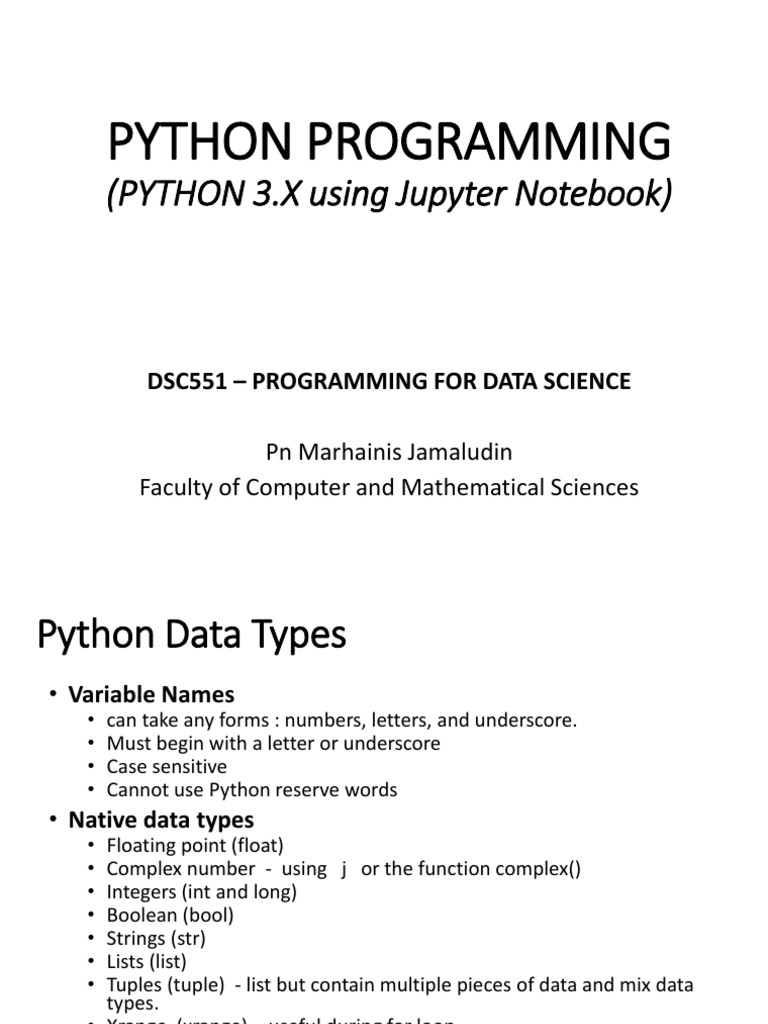 Python - Basic Python Program | PDF | Boolean Data Type | Data Type