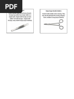 Surgical OT Instruments List | PDF