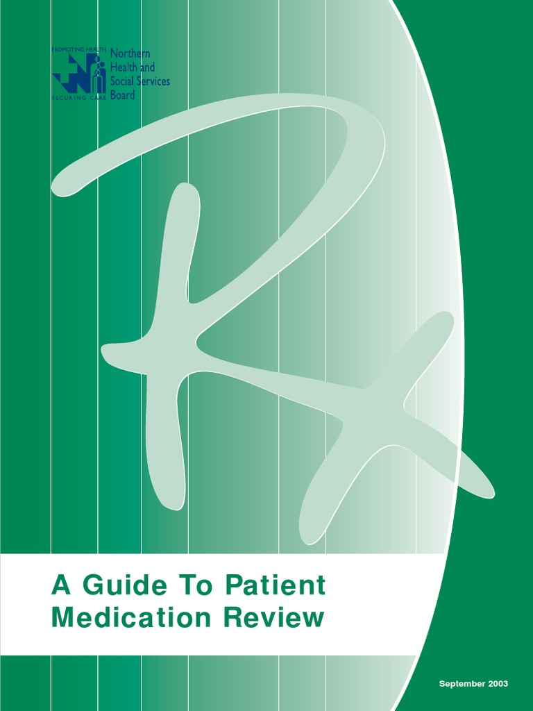 A Guide To Patient Medication Review: September 2003 | PDF | Medical ...
