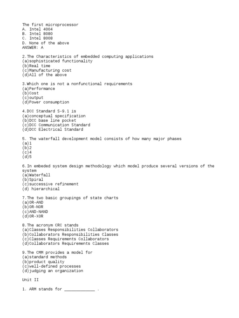 Ec8791 MCQ For Model | Download Free PDF | Scheduling (Computing) | Process (Computing)