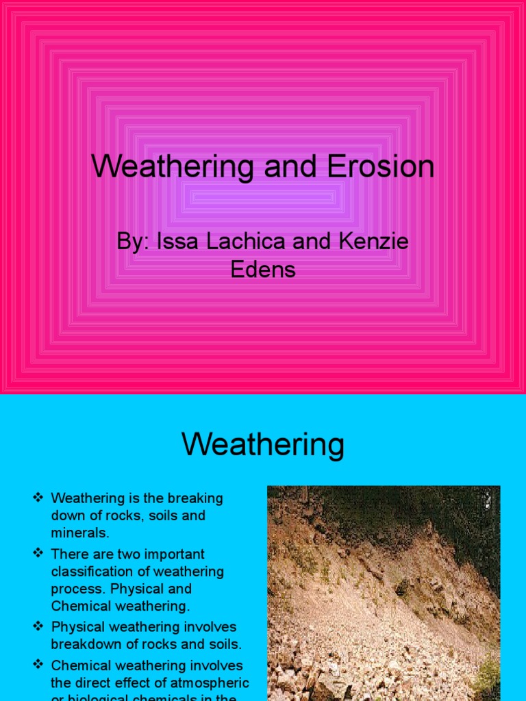 Weathering & Soil Erosion | PDF | Weathering | Erosion